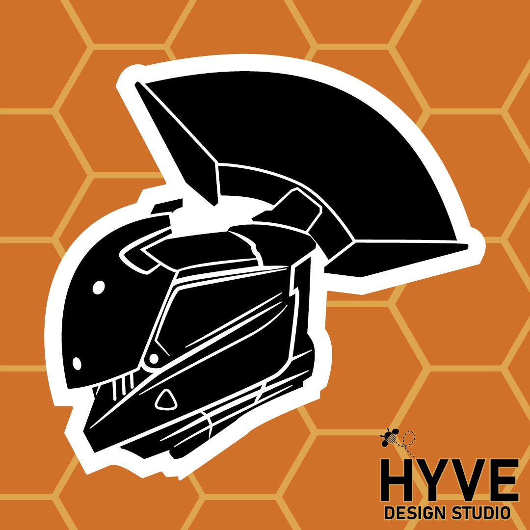 Destiny 2 Helm of Saint-14 Exotic Titan Helmet Vinyl Decal Sticker ...