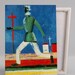 Hand Painted "the Running Man" Oil Canvas: Malevich Reproduction - Etsy