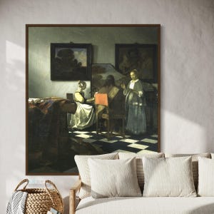 Vermeer's Hand-painted Masterpiece Reproduction of the Concert ...