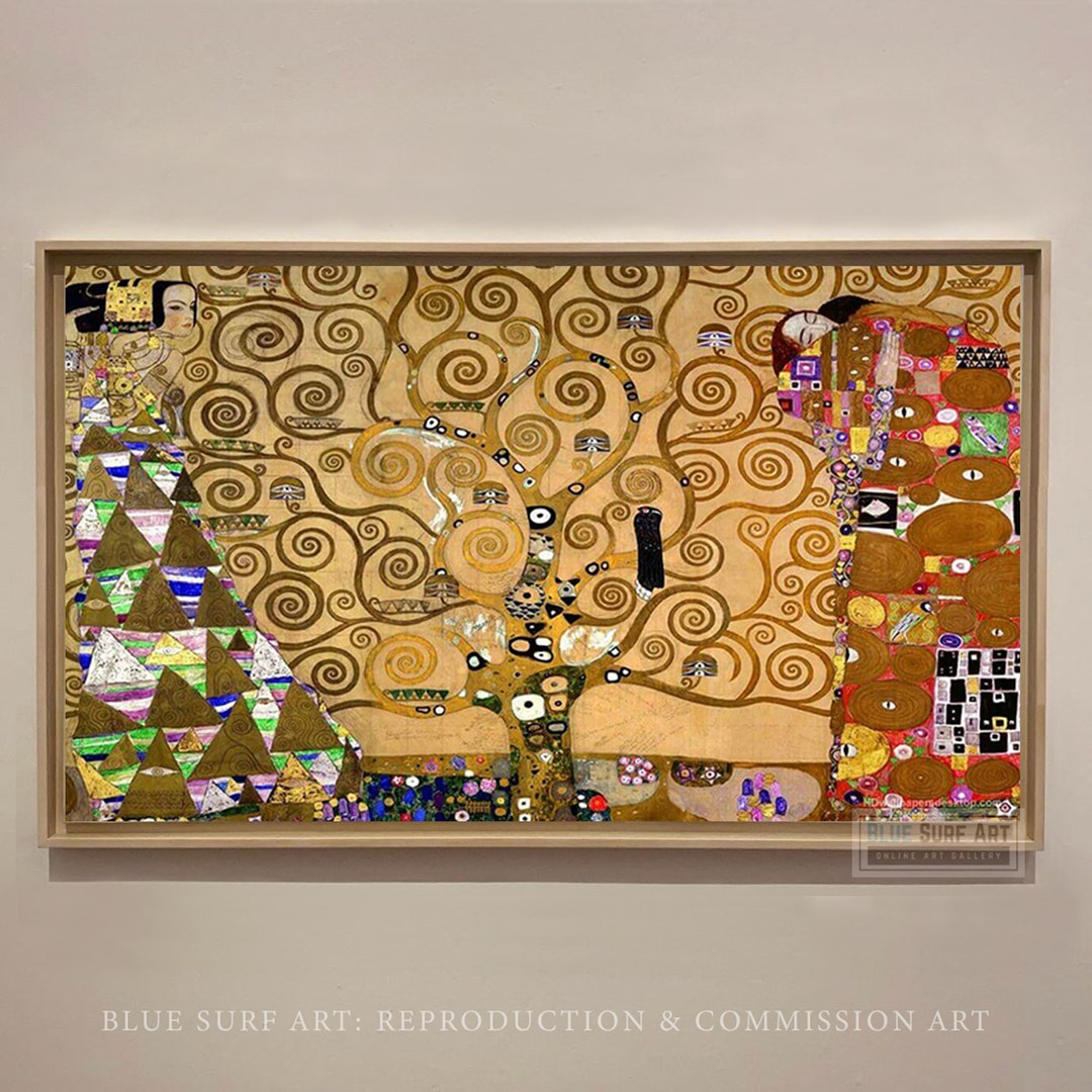 The Tree of Life, Stoclet Frieze Gustav Klimt Oil Painting on Canvas ...