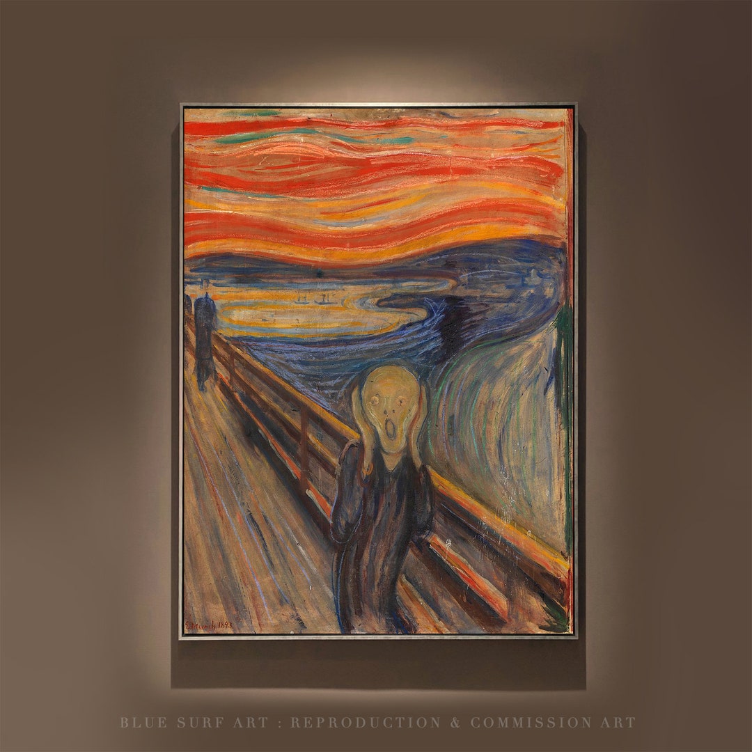 Hand-painted "the Scream" Oil Painting Reproduction - Edvard Munch ...