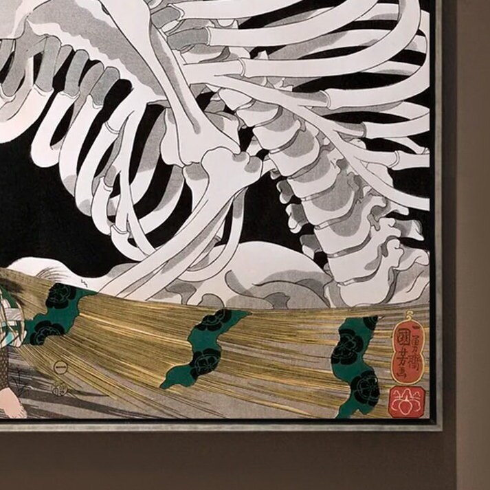 Mitsukuni Defying the Skeleton Specter 1910 Utagawa Kuniyoshi ...