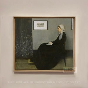 James Mcneill Whistler Whistler s Mother Oil on Canvas High Quality Hand Painted Oil Painting Reproduction Etsy UK
