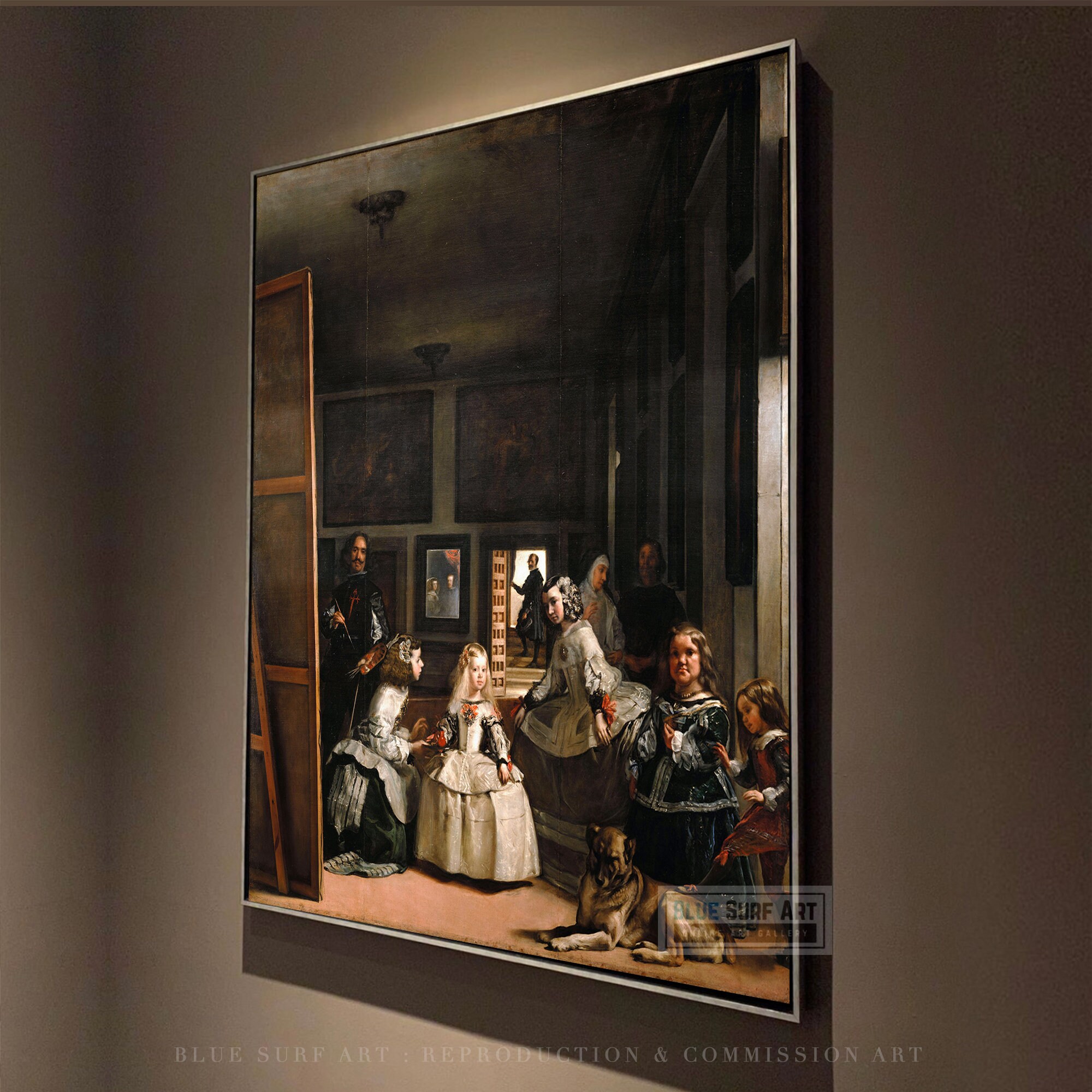 Las Meninas Oil Painting Reproduction: Diego Velázquez Canvas Art - Etsy