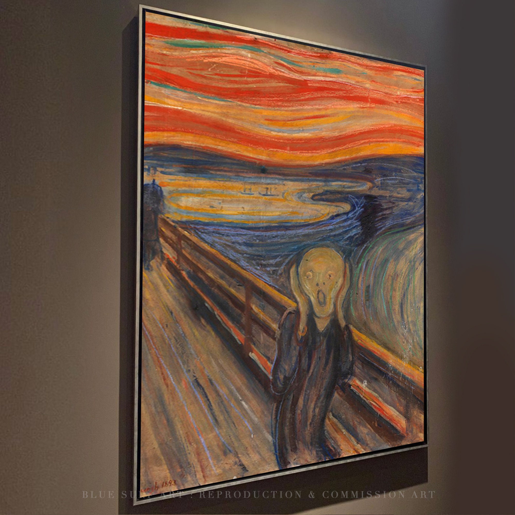 Hand-painted "the Scream" Oil Painting Reproduction - Edvard Munch ...