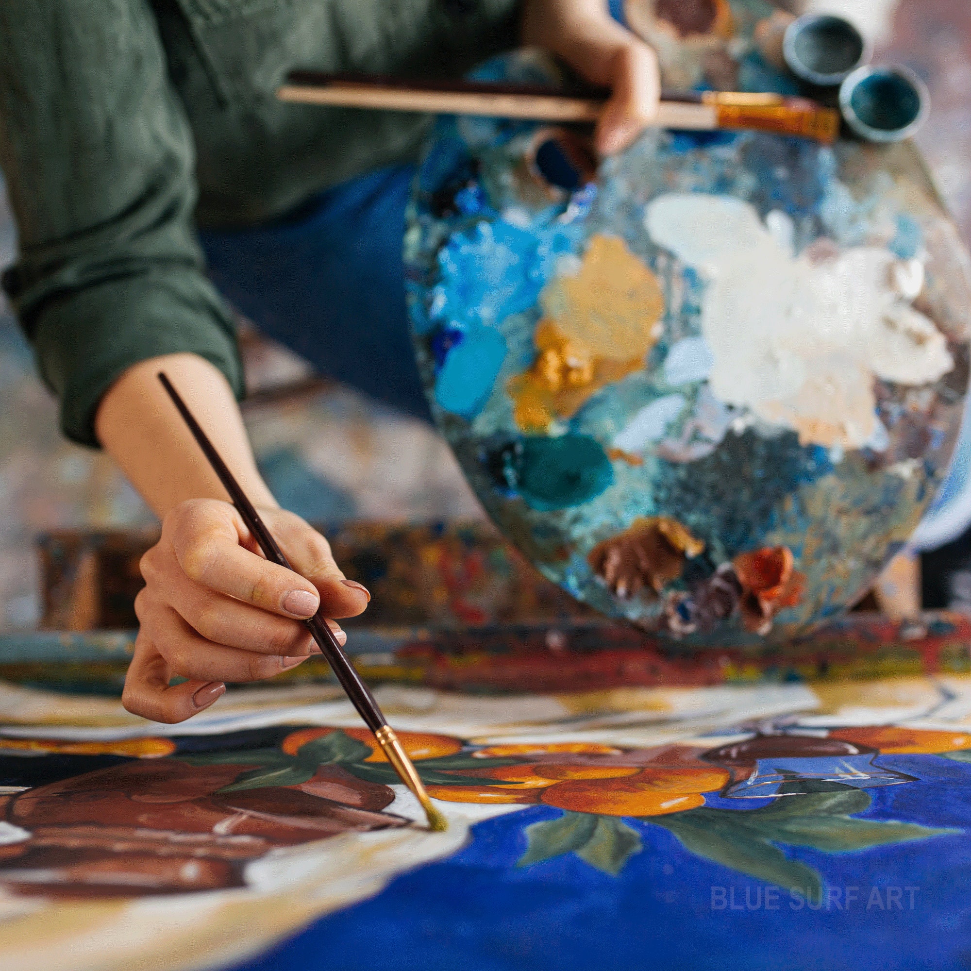 Hand Painted "the Running Man" Oil Canvas: Malevich Reproduction - Etsy