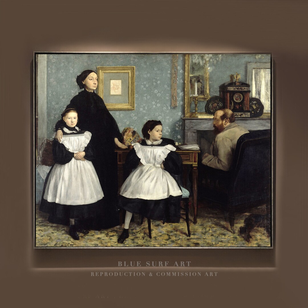The Bellelli Family Edgar Degas Reproduction Canvas Art Wall Art Degas ...