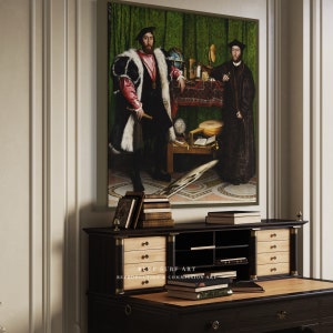 The Ambassadors – Hand-painted Oil on Canvas Reproduction – Masterpiece ...
