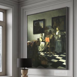 Vermeer's Hand-painted Masterpiece Reproduction of the Concert ...