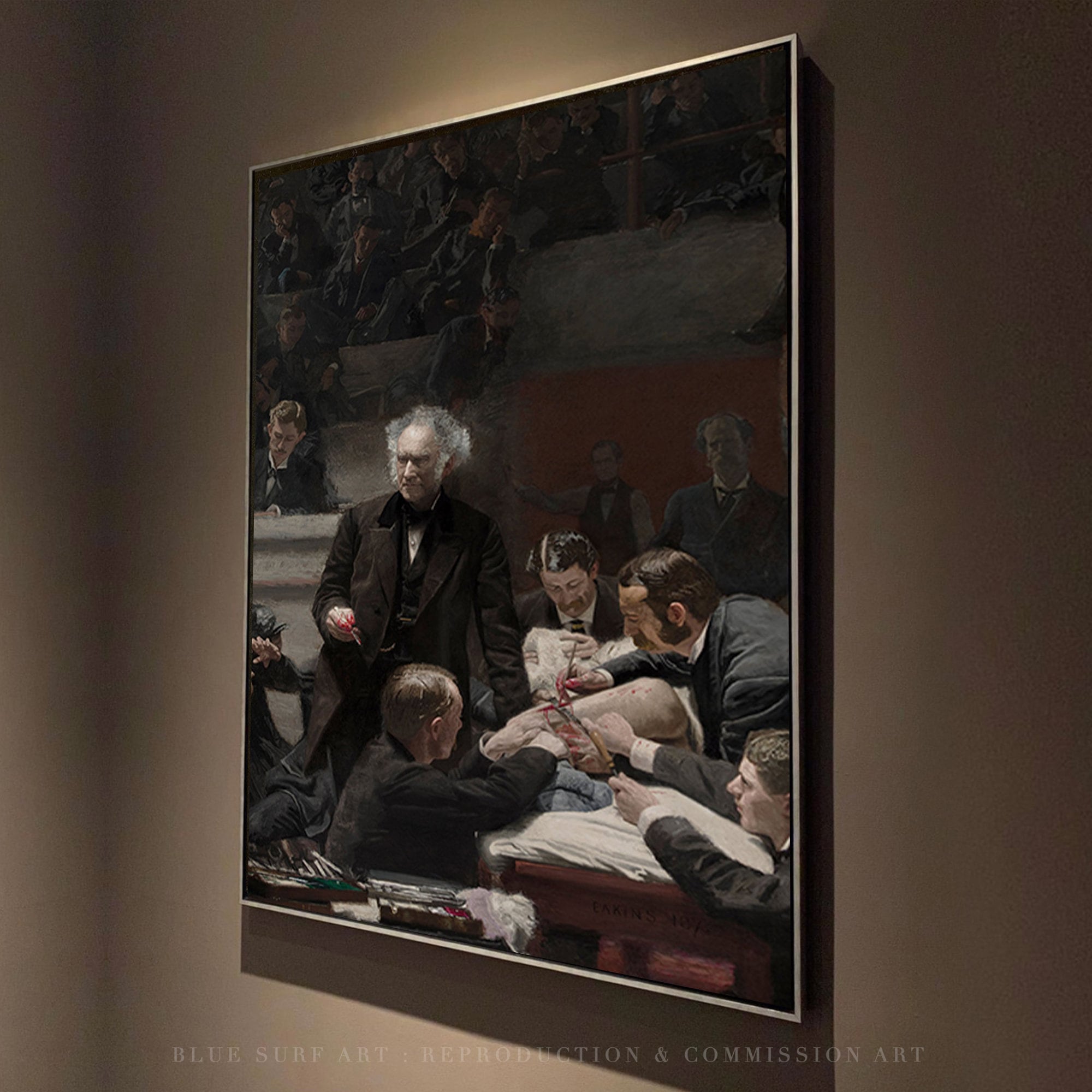 The Gross Clinic Thomas Eakins Reproduction Canvas Art Eakins Living ...