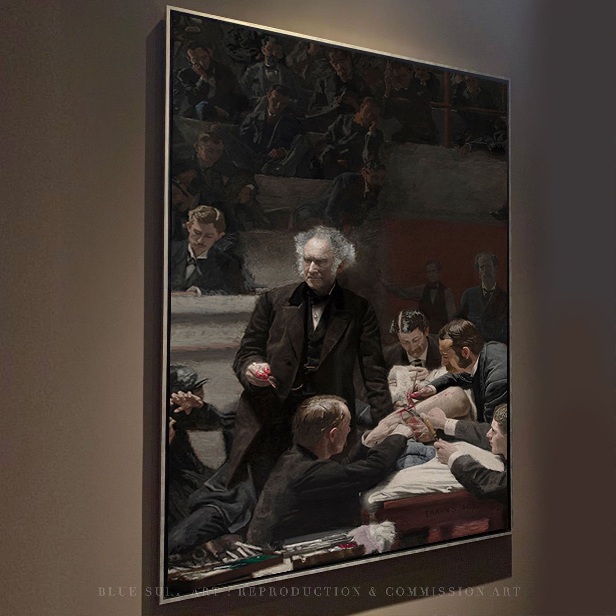The Gross Clinic Thomas Eakins Reproduction Canvas Art Eakins Living ...