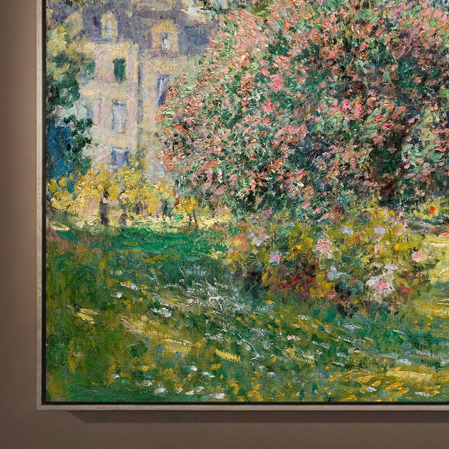 The Parc Monceau 1876 Claude Monet Reproduction Hand Painted Oil on ...