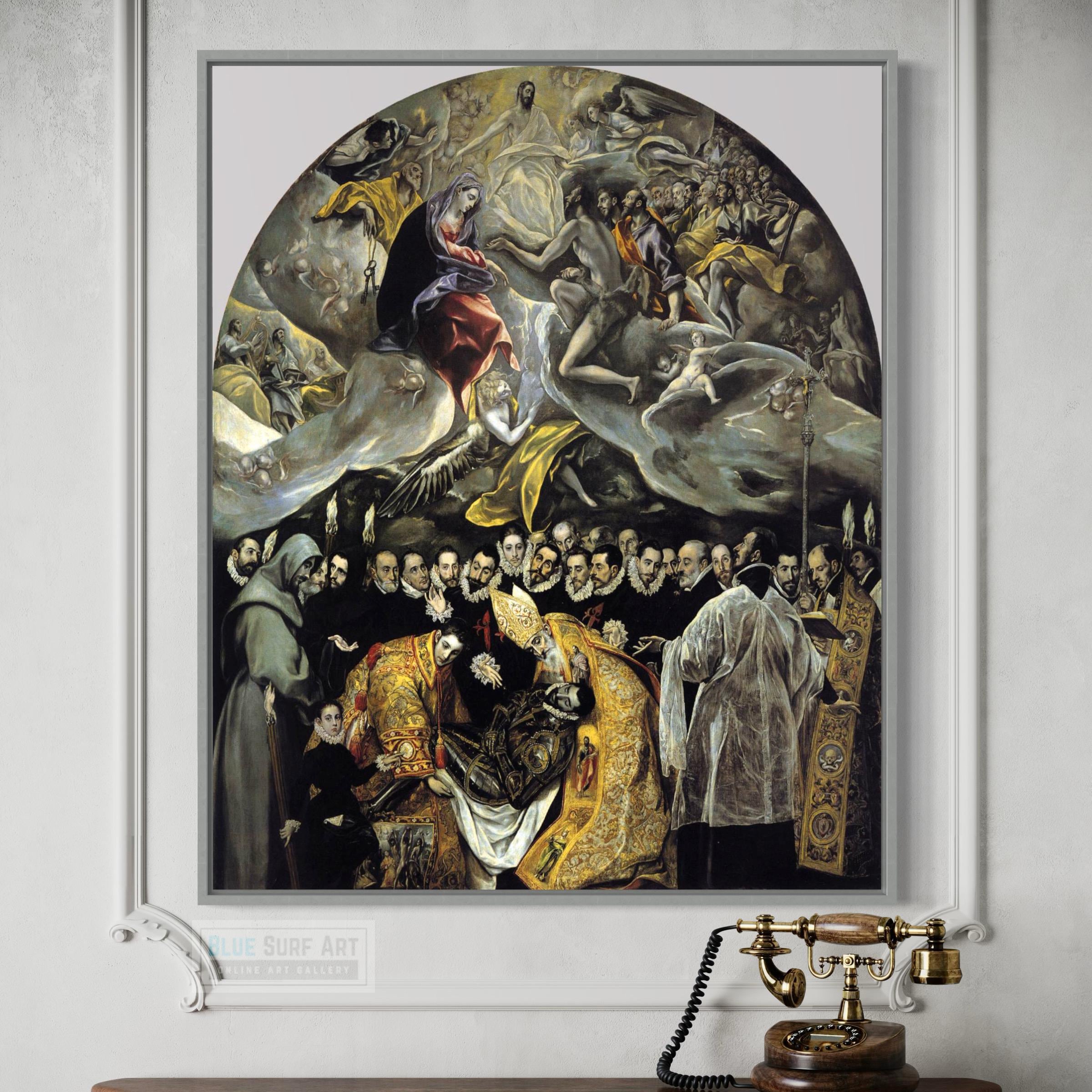 El Greco's Hand-painted Masterpiece Reproduction of the Burial of the ...