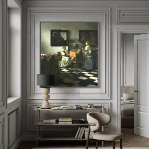 Vermeer's Hand-painted Masterpiece Reproduction of the Concert ...