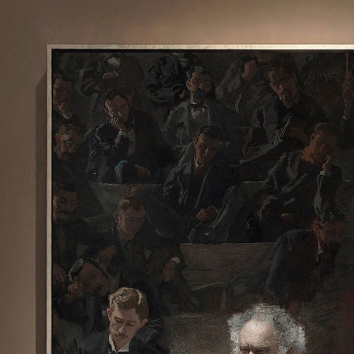 The Gross Clinic Thomas Eakins Reproduction Canvas Art Eakins Living ...