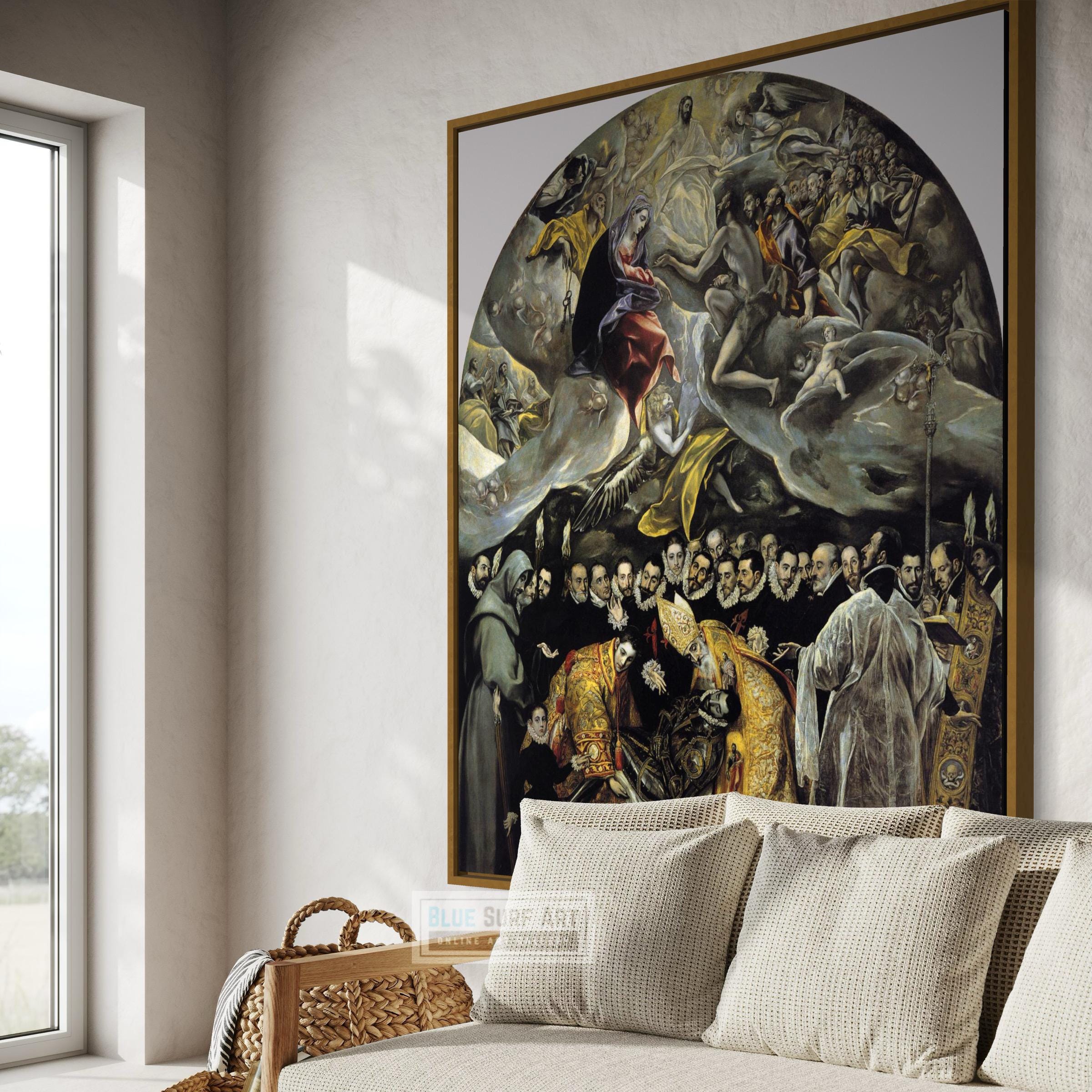 El Greco's Hand-painted Masterpiece Reproduction of the Burial of the ...