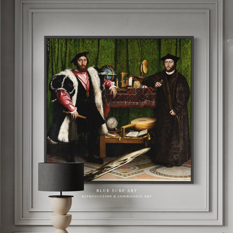 The Ambassadors – Hand-painted Oil on Canvas Reproduction – Masterpiece ...