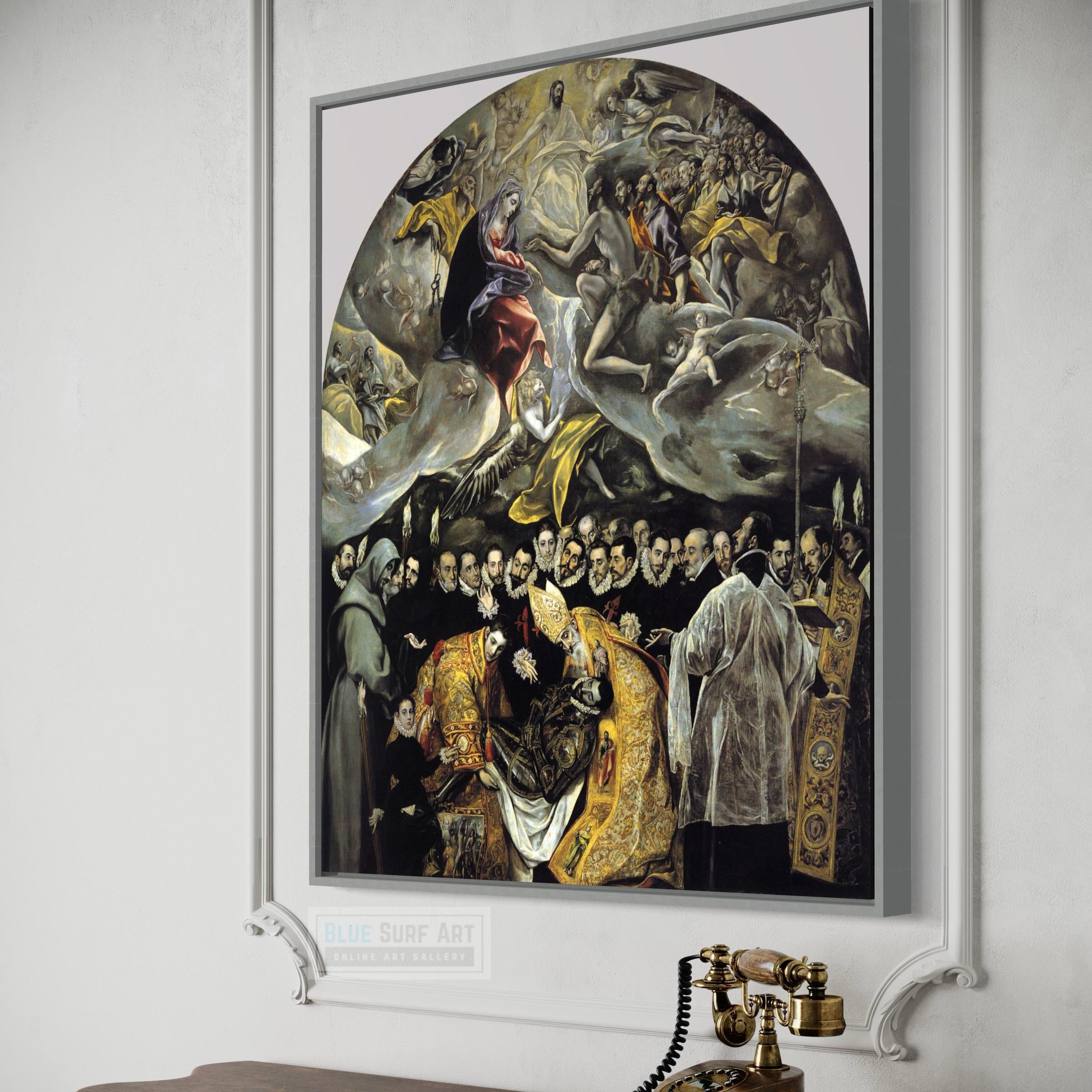 Hand-painted El Greco Reproduction: the Burial of the Count of Orgaz - Etsy