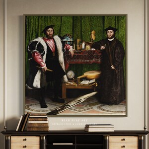 The Ambassadors – Hand-painted Oil on Canvas Reproduction – Masterpiece ...