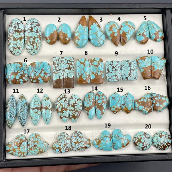 Number 8 Turquoise - Etsy