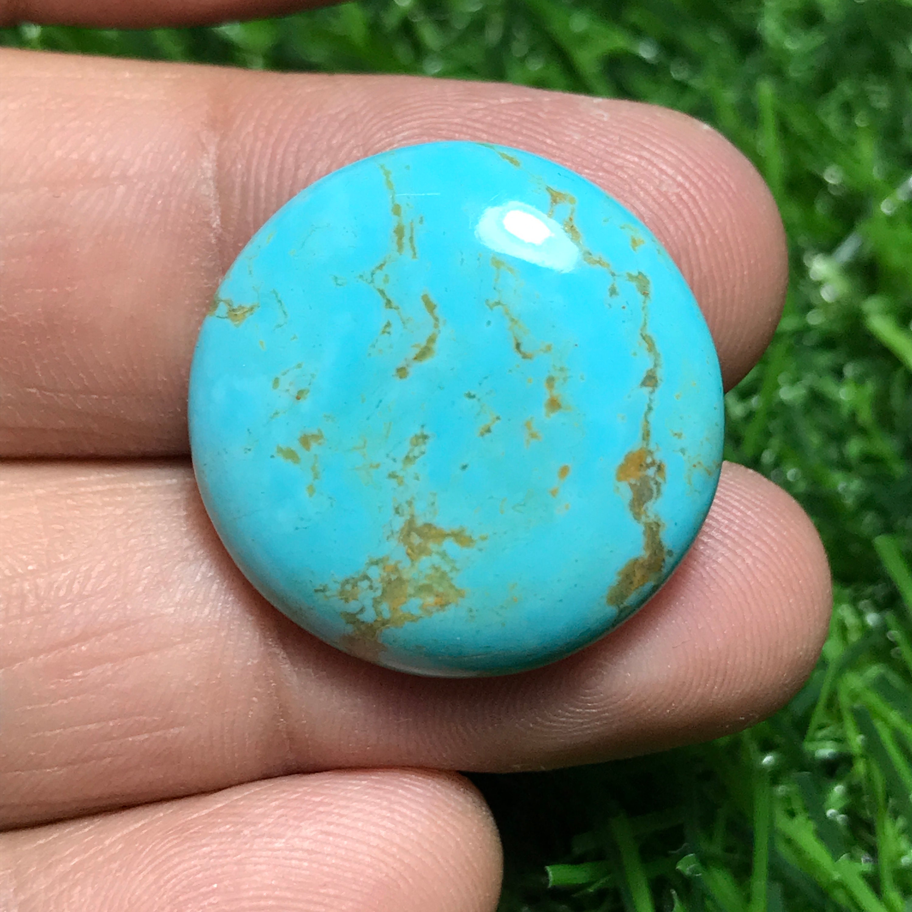 Jewelry & Beauty Natural Kingman Turquoise Cabochon Materials Jewelry ...