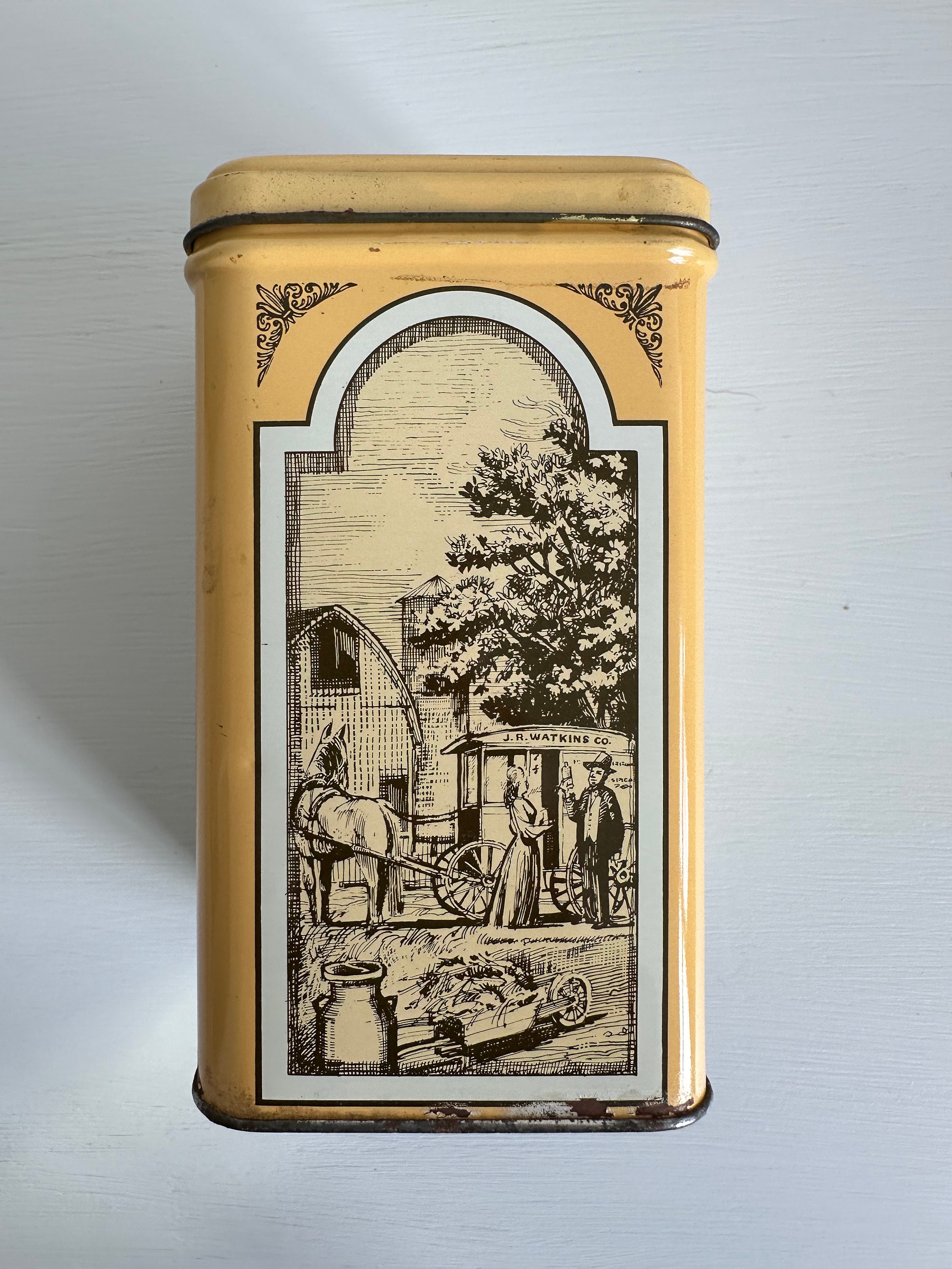 Vintage Yellow Watkins Old Fashioned Hot Chocolate Flavor Dessert Mix ...