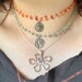 Large Hippie Flower Chain Necklace Hippie Necklace Flower Necklace ...
