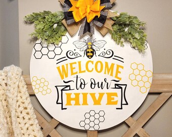 TEMPLATE Bee Template Queen Bee Door Hanger Template Bee - Etsy