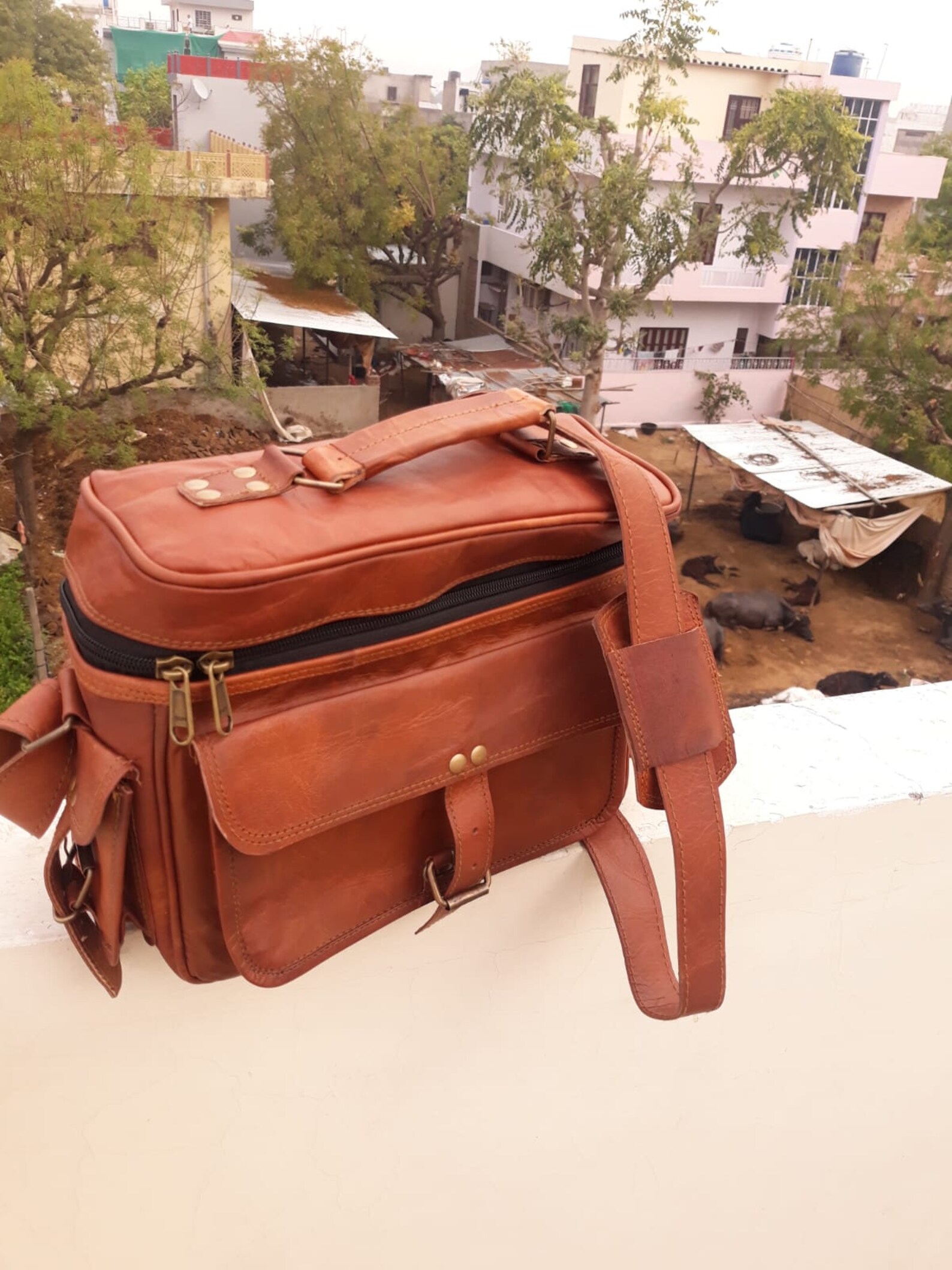 Leather Camera Bag DSLR ,leather Camera Satchel Bag, Leather Shoulder ...