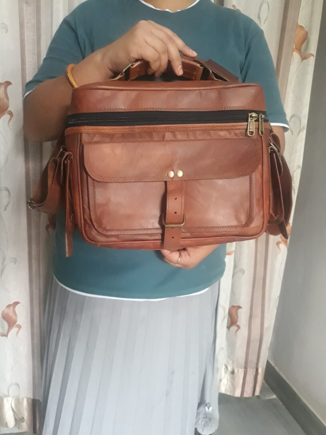 Leather Camera Bag DSLR ,leather Camera Satchel Bag, Leather Shoulder ...