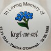 Forget Me Not, in Loving Memory Of, Funeral Stickers, Memorial Stickers ...
