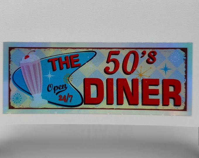 1950s 50s Diner Themed Stickers Set of 12 Sticker Pack 2" on Their ...