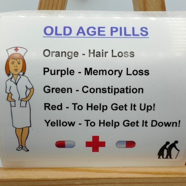 Old Age Pills - Etsy