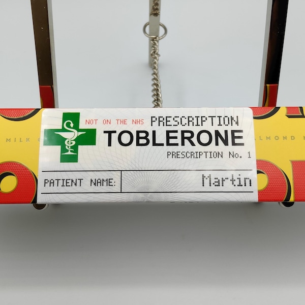 Personalised Toblerone - Etsy UK