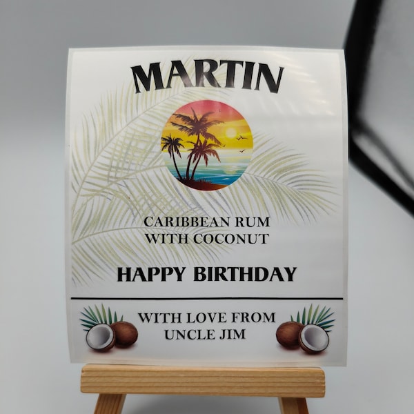 Alcohol Label - Etsy