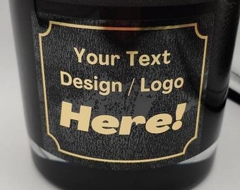 Transparent Clear Polyester Personalised Candle Sticky Labels - Etsy