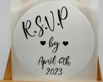 Rsvp by Sticker - Etsy