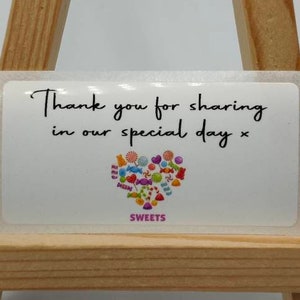 Thank You For, Mini Jam Jar Labels, Honey, Marmalade, Butter, Nutella ...