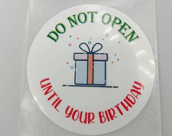 Do Not Open Until - Etsy