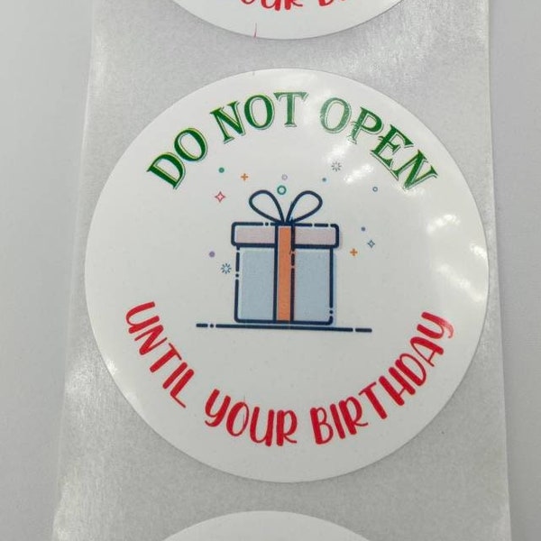 Do Not Open Until - Etsy