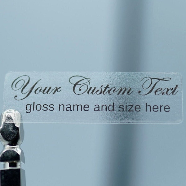 Lip Gloss Labels - Etsy