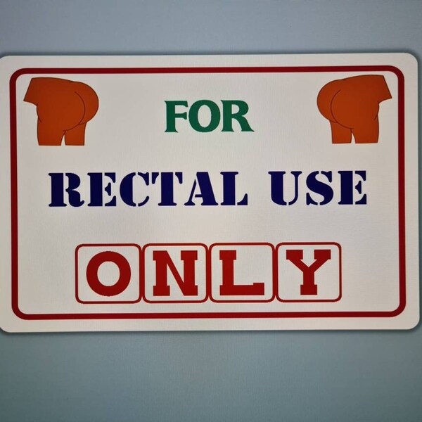 Rectal Use Only Stickers - Etsy