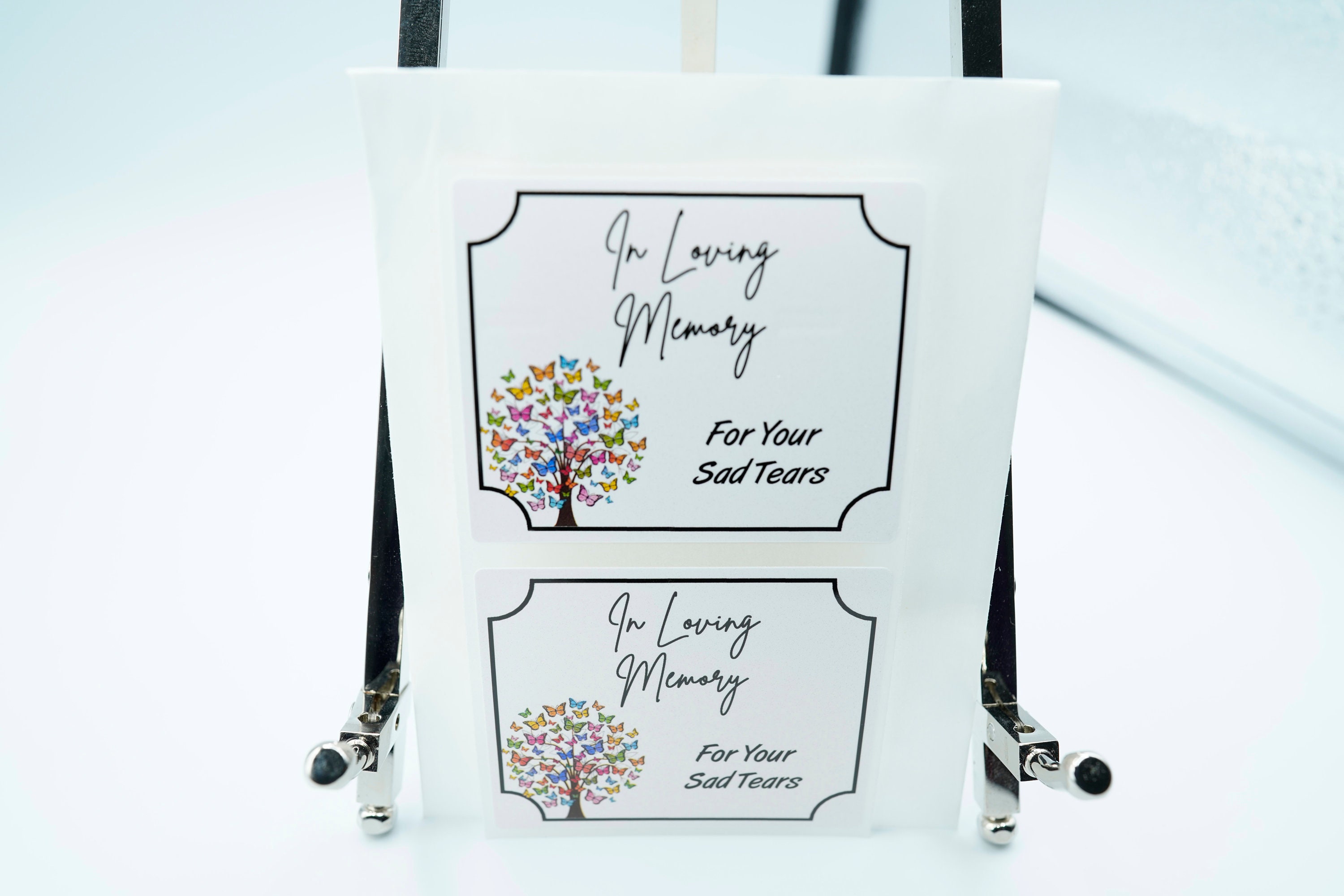 Funeral Memorial Tissues Glassine Envelopes, Custom Personalised ...
