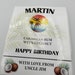 Malibu Style White Personalised Custom Bottle Label, Birthday, Special ...