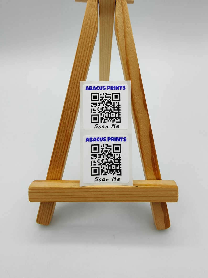 Custom QR Code Stickers Labels, Nasal Spray Bottle Labels, Small Logo ...