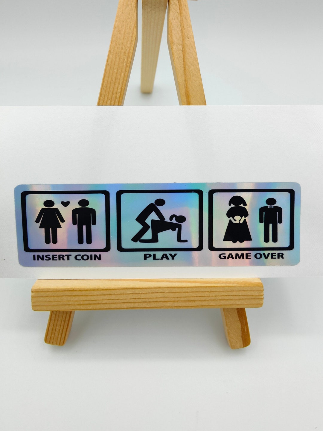 Gamer Life Funny Sticker, Relationship Stickers, Life Labels, Humorous ...