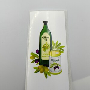 Olive Oil Stickers Labels for Bottles, Upcycle, Upcycling, Reuse ...