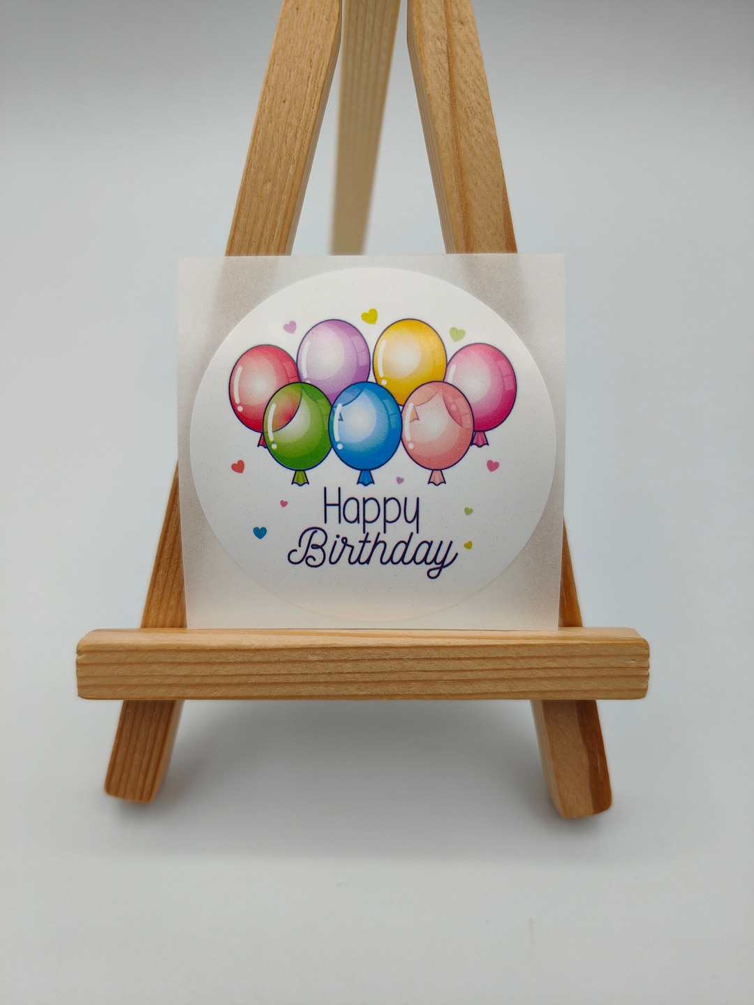 Happy Birthday Balloons, Stickers, Labels, Favor Labels, Goodie Bag ...