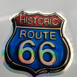 Route 66 Highway Stickers, Labels, Decals, Americana, Decals, Laptop ...
