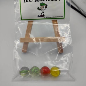 Lost Your Marbles, Practical Joke Labels, Christmas Joke, White Poly ...